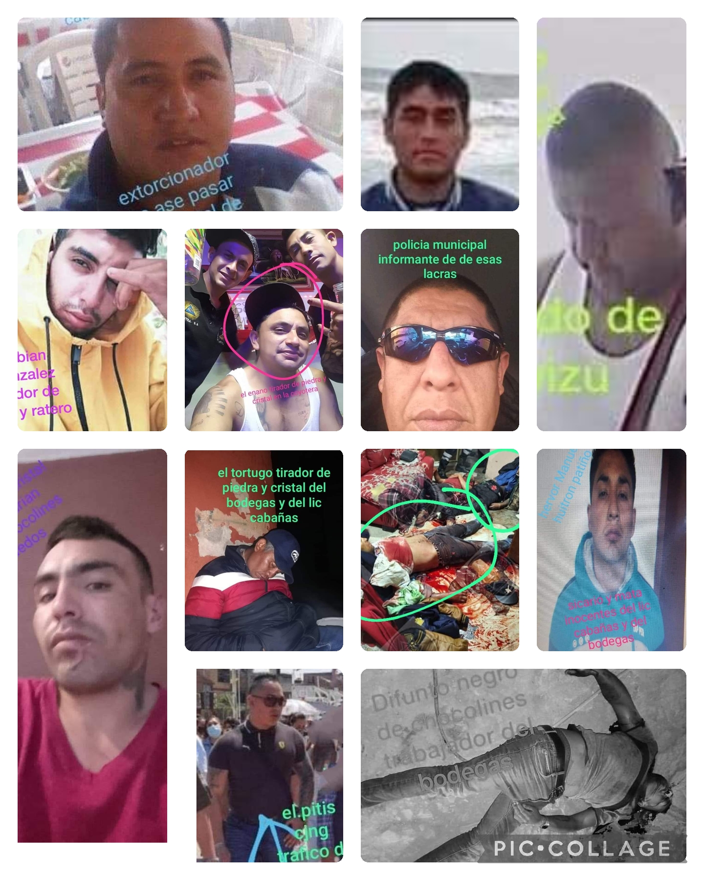 Revelan Identidad Y Fotos De Nueve Criminales Que Trabajan Directamente ...